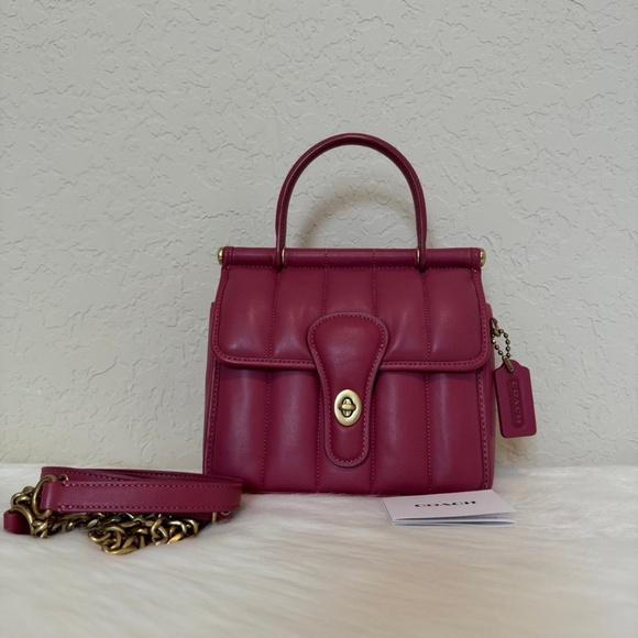 Coach | Bags | Coach Willis Top Handle 8 With Quilting | Poshmark